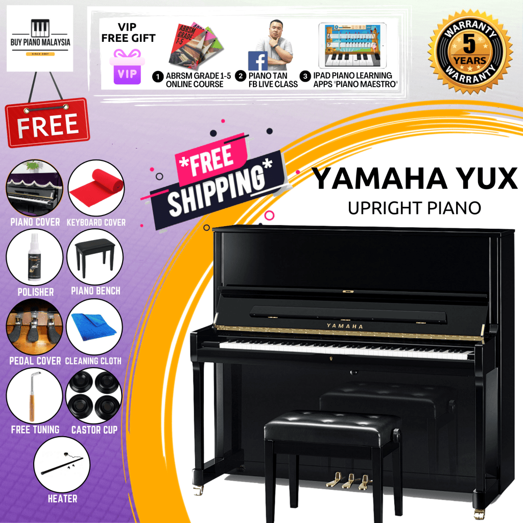 YAMAHA YUX PERFORMANCE UPRIGHT PIANO - pianocity.my